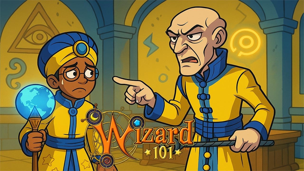 My Wizard101 Myth Professor HATES Me 😭 - YouTube