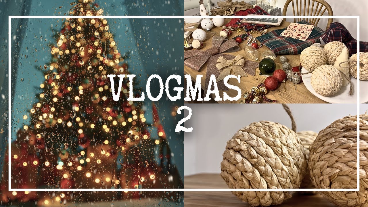 VLOGMAS 2 🎄 HAUL de DECORACIÓN NAVIDEÑA 🏡 Árbol de NAVIDAD Mesas ...