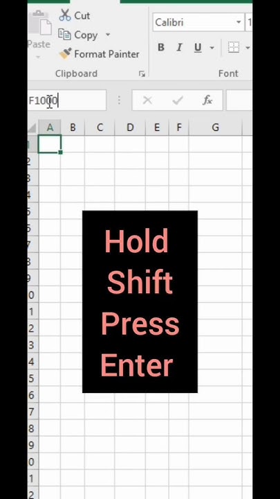 Select Thousand Cells just in 1 second in Excel #excel #msexcel #exceltips #exceltricks # ...