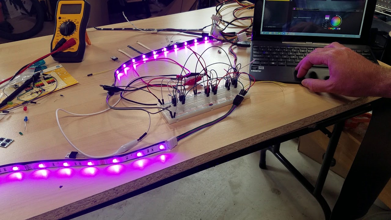 RGB LED Digital to Analog Converter - YouTube