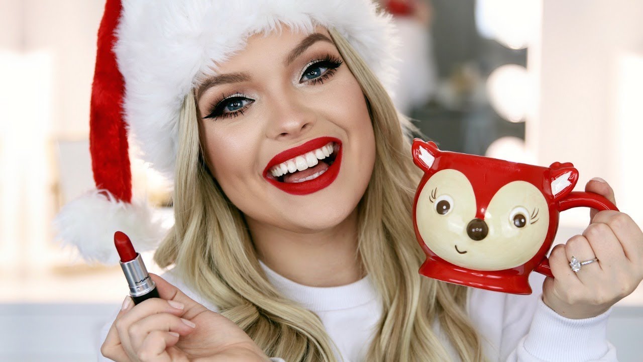 Classic Christmas Makeup Tutorial Youtube