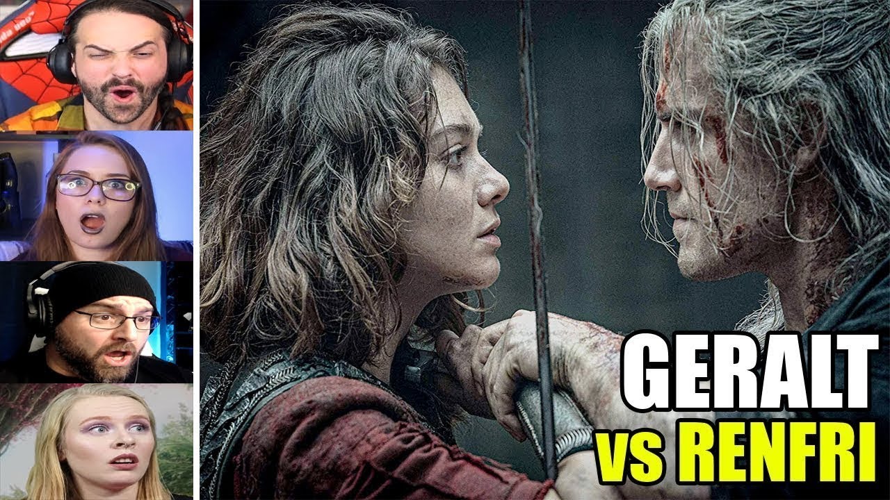 FANS REACT to Geralt vs Renfri Fight Scene / Blaviken Market Fight ...