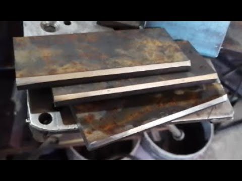 Como perfilar o hacer chaflan a placas,soleras y/o pletinas - YouTube