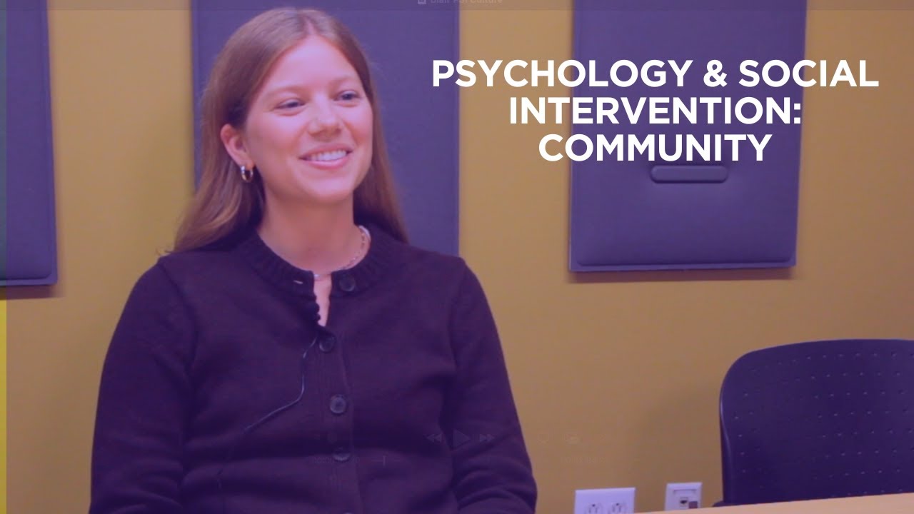 Psychology & Social Intervention: Community - YouTube