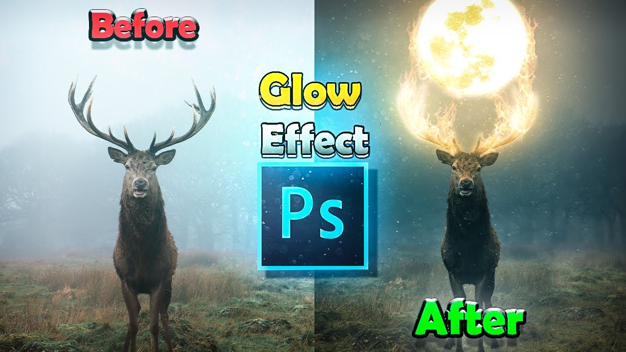 Glowing Effect With Moon Speed Art / Photo Manipulation Tutorial ...
