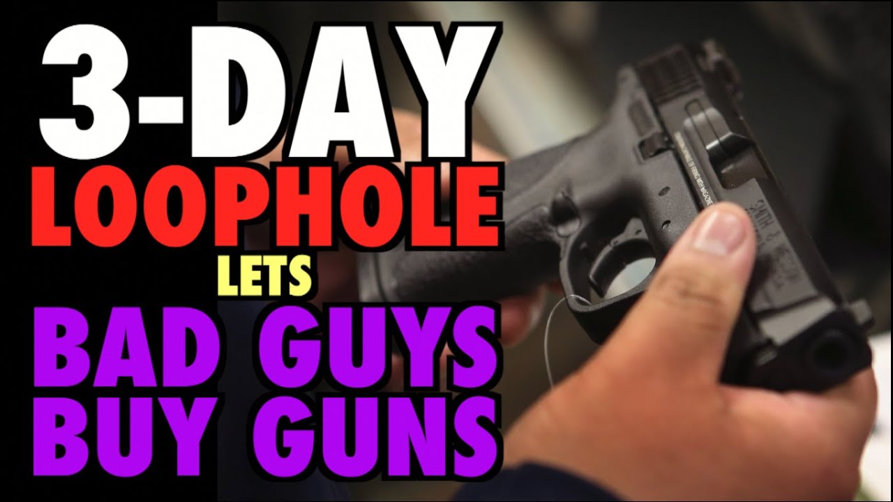 3-Day Loophole Lets Bad Guys Buy Guns - YouTube