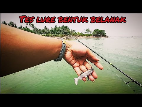 TES LURE bentuk ikan belanak !! Langsung di hajar PREDATOR muara