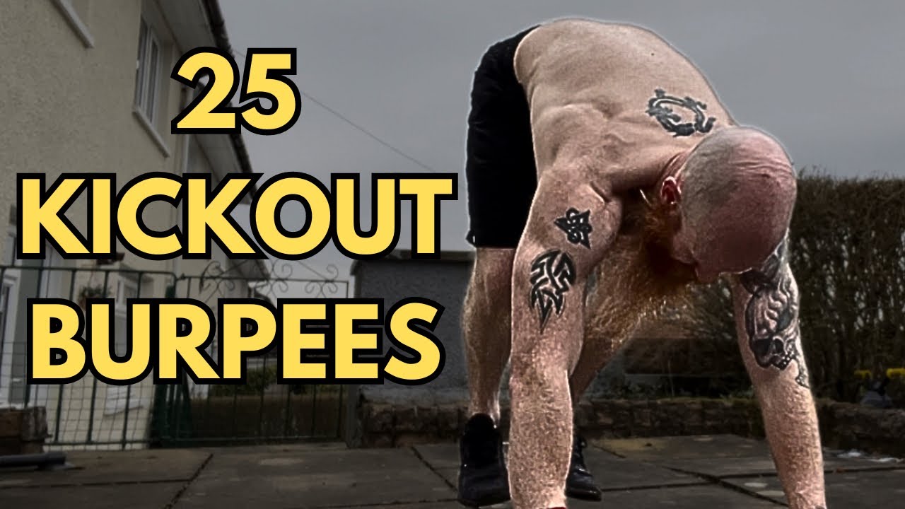 25 Kickout Burpees Workout (Follow Along) - YouTube
