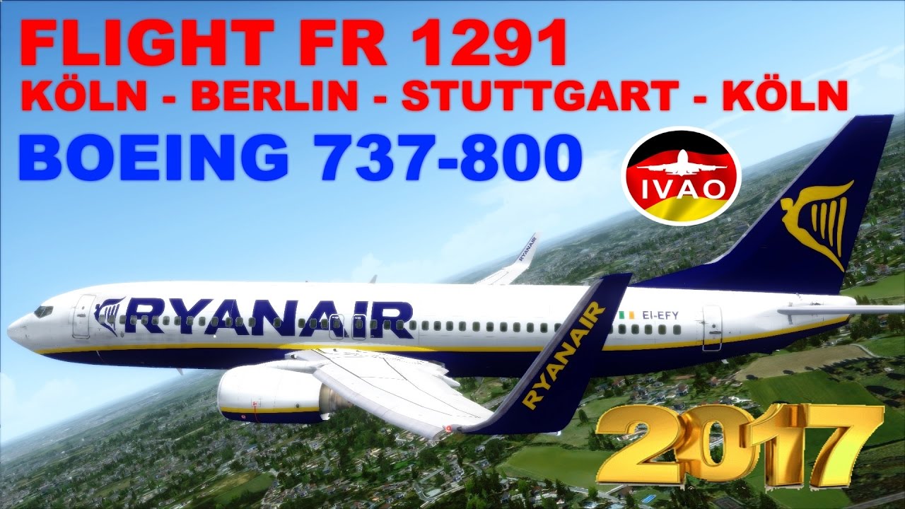 [FSX] LIVE STREAM | FLIGHT FLOG #20 | FLIGHT FR1291 | KÖLN-BERLIN ...