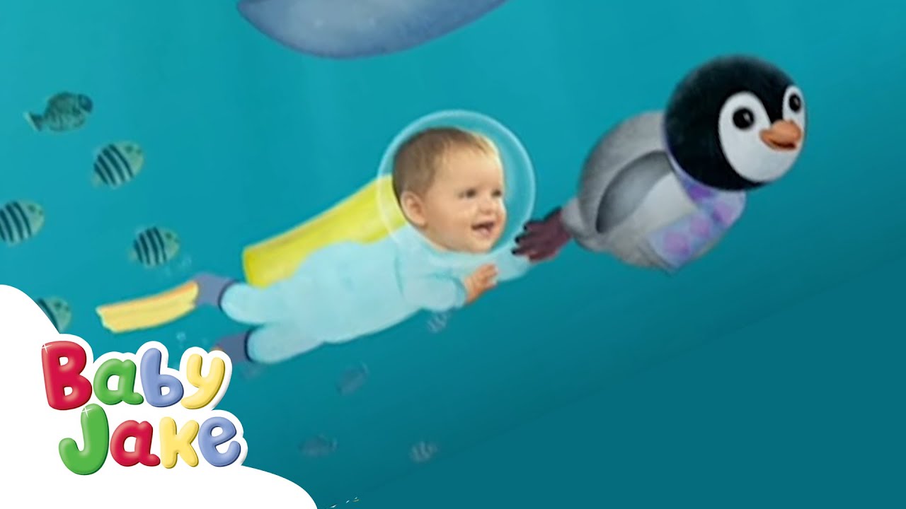Baby Jake - Racing With Pengy Quinn 🐧 | Episodes | - YouTube