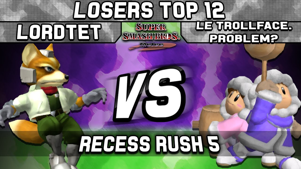 [Recess Rush 5] sfy | LordTet(Fox) vs. le trollface. problem?(Ice ...