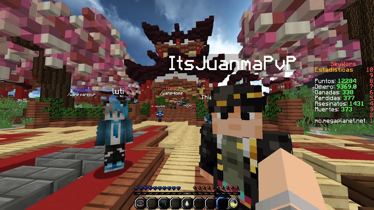 Skywars ip: mc.megaplanet.net | Un rato en Bedwars 3vs3 - YouTube