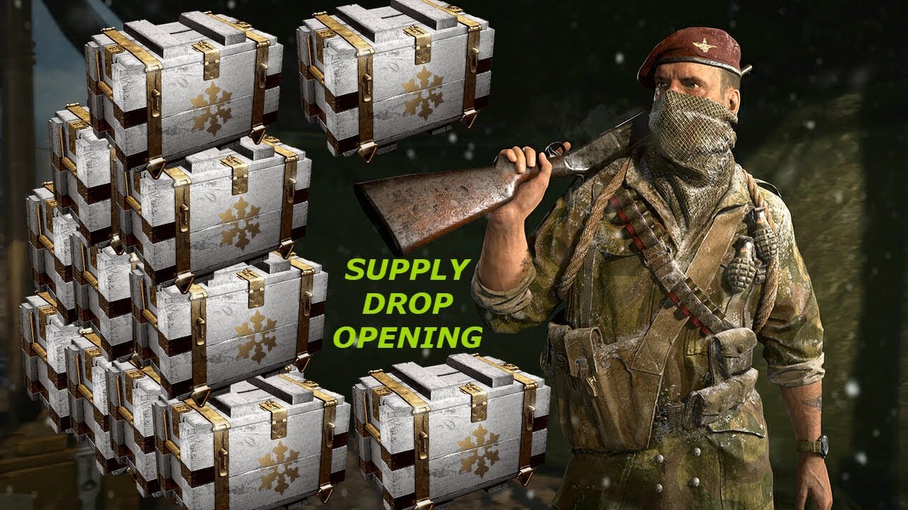 Call of Duty: WW2 supply drop opening - YouTube