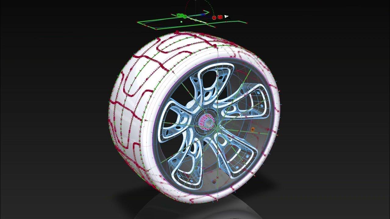 Tire design using Dynamo within Autodesk Alias - YouTube