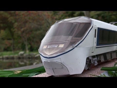 JR東海公式HP DL【371系 急行 中山道トレインのペーパークラフトを作る】 - YouTube