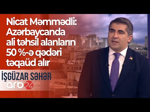 Nicat Məmmədli: Azərbaycanda ali təhsil alanların 50 %-ə qədəri təqaüd alır – İşgüzar səhər