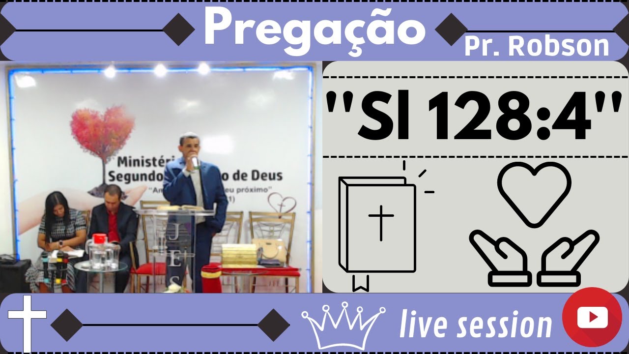 Culto da Família Pr. Robson Sl 128:4 - YouTube