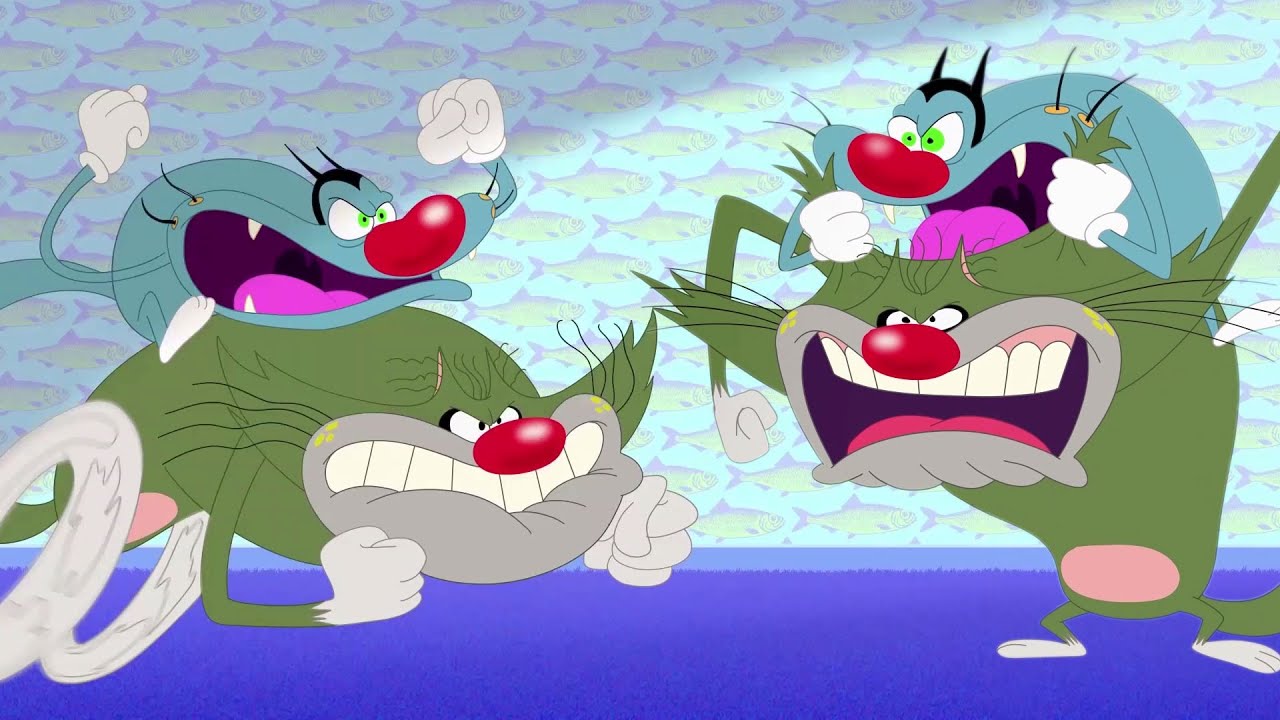 Oggy and the Cockroaches 😱 THE BIG FIGHT (S06E12) Full episode in HD ...