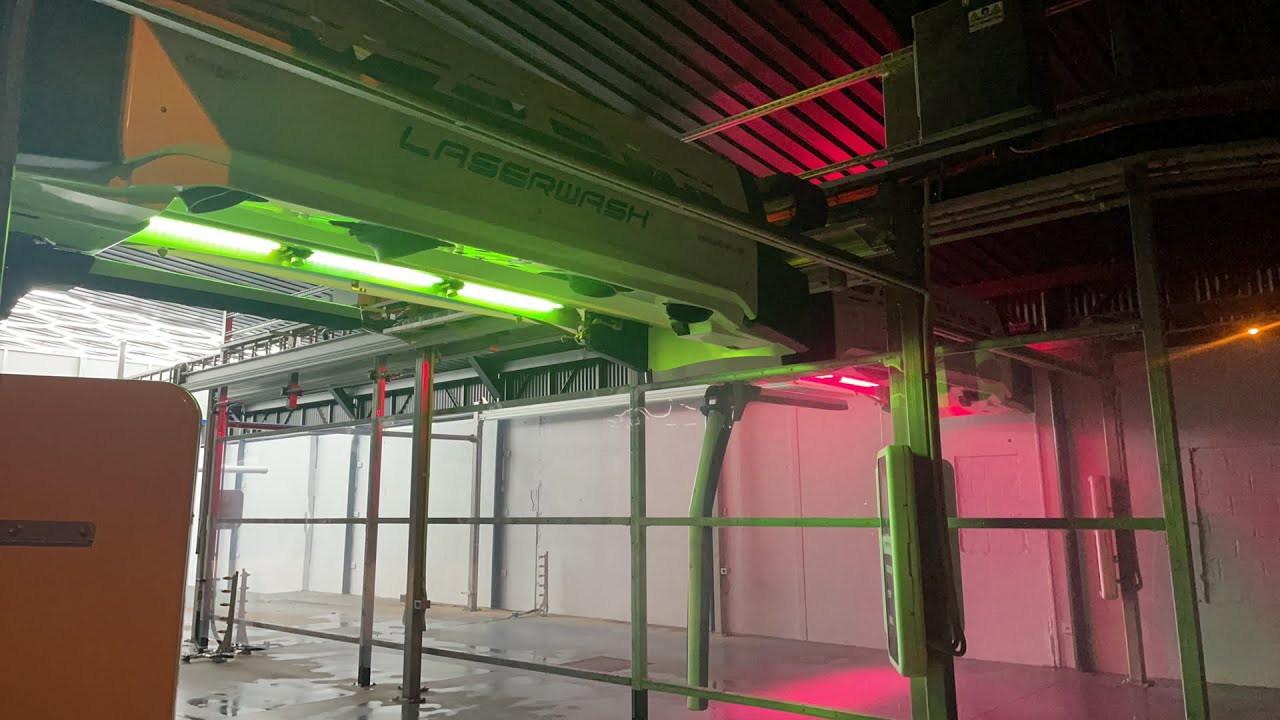 Laser wash 360+ at Cottesloe touchless car wash walk around - YouTube