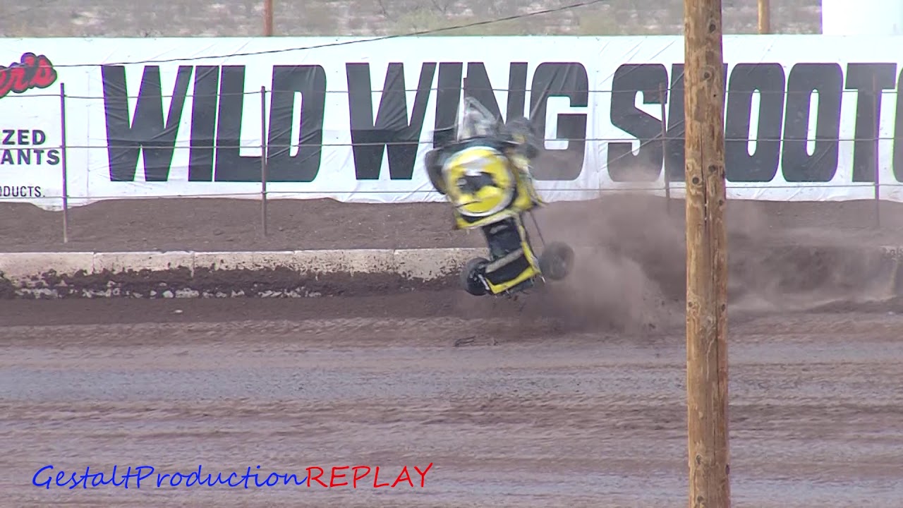 Az Speedway Bill Balog Wreck Qualifying Night 2 Wild Wing Shootout 1 23 ...