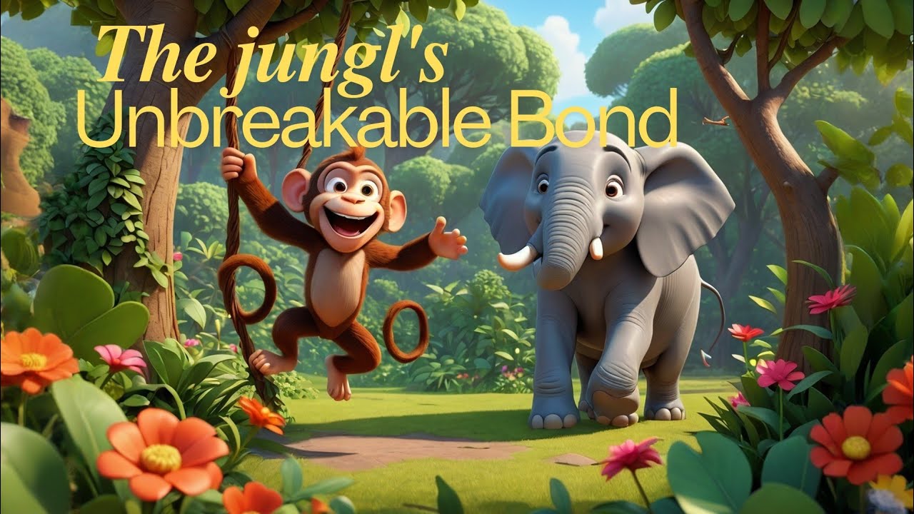 The jungle's unbreakable bond | monkey and elephant's friendship story ...