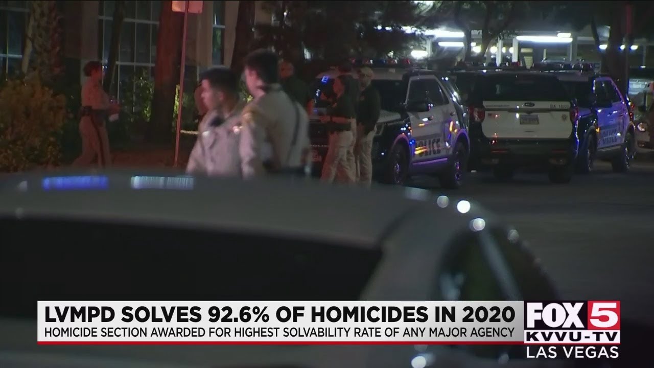 LVMPD homicide detectives awarded for highest solve rate in country ...