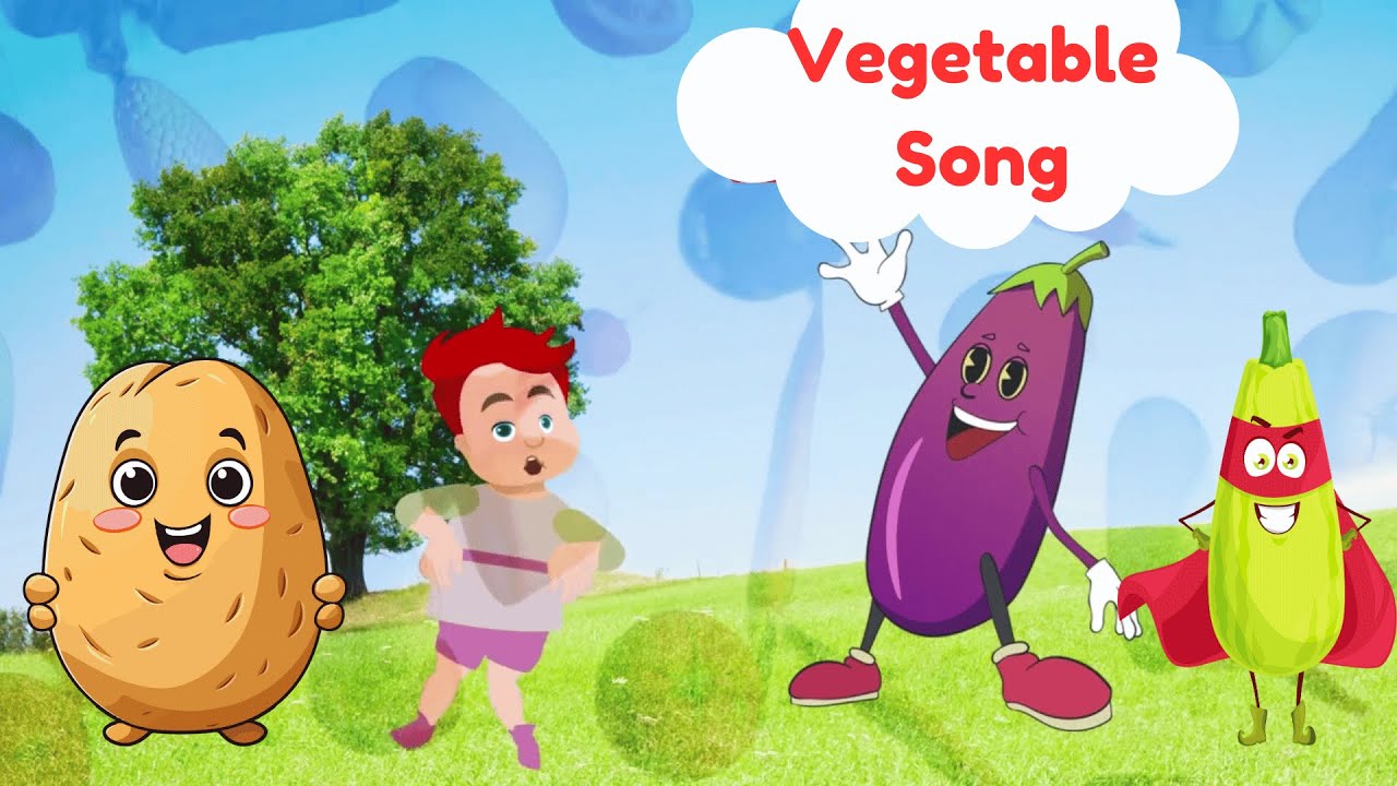 Vegetable song| Toddler educational video #vegetable names in English # ...