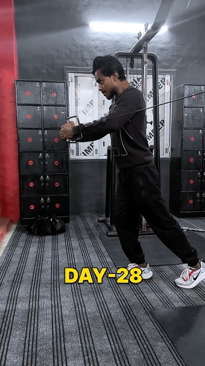 Day-28 of my body transformation || #gym - YouTube