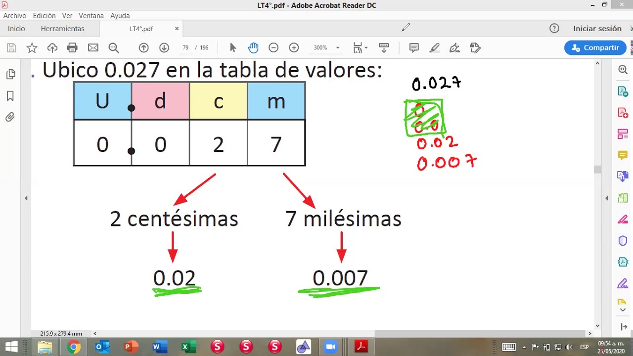 2 2 Números decimales en forma desarrollada - YouTube