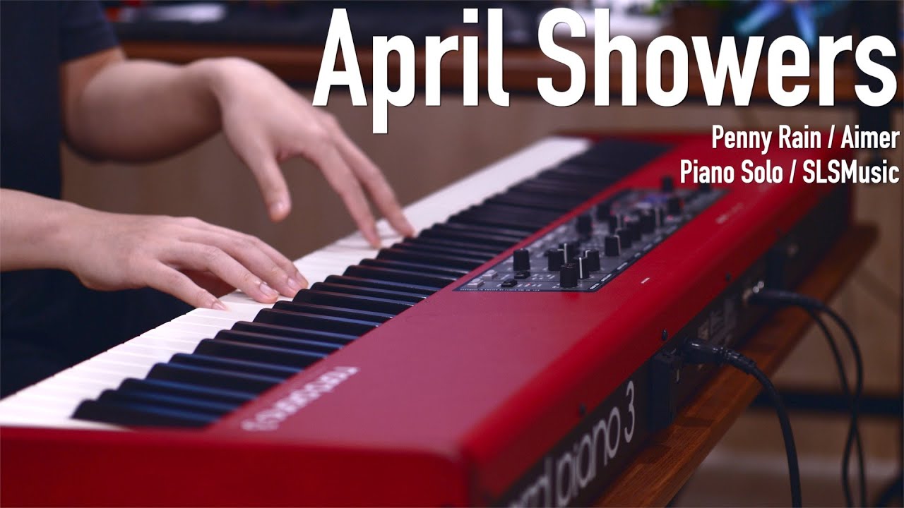 🌀Aimer / April Showers - Piano Solo - YouTube
