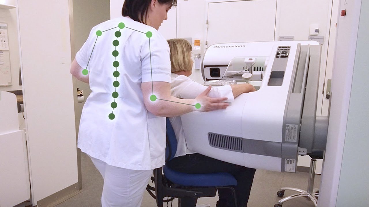 VELA Mammography Patient Chair for better working posture - YouTube