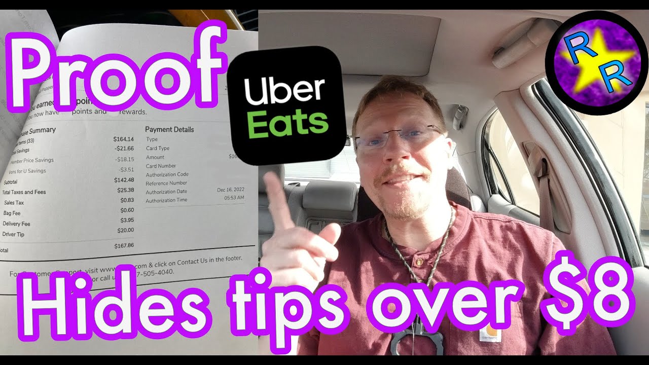 Proof: UberEats Hides Tips! - YouTube