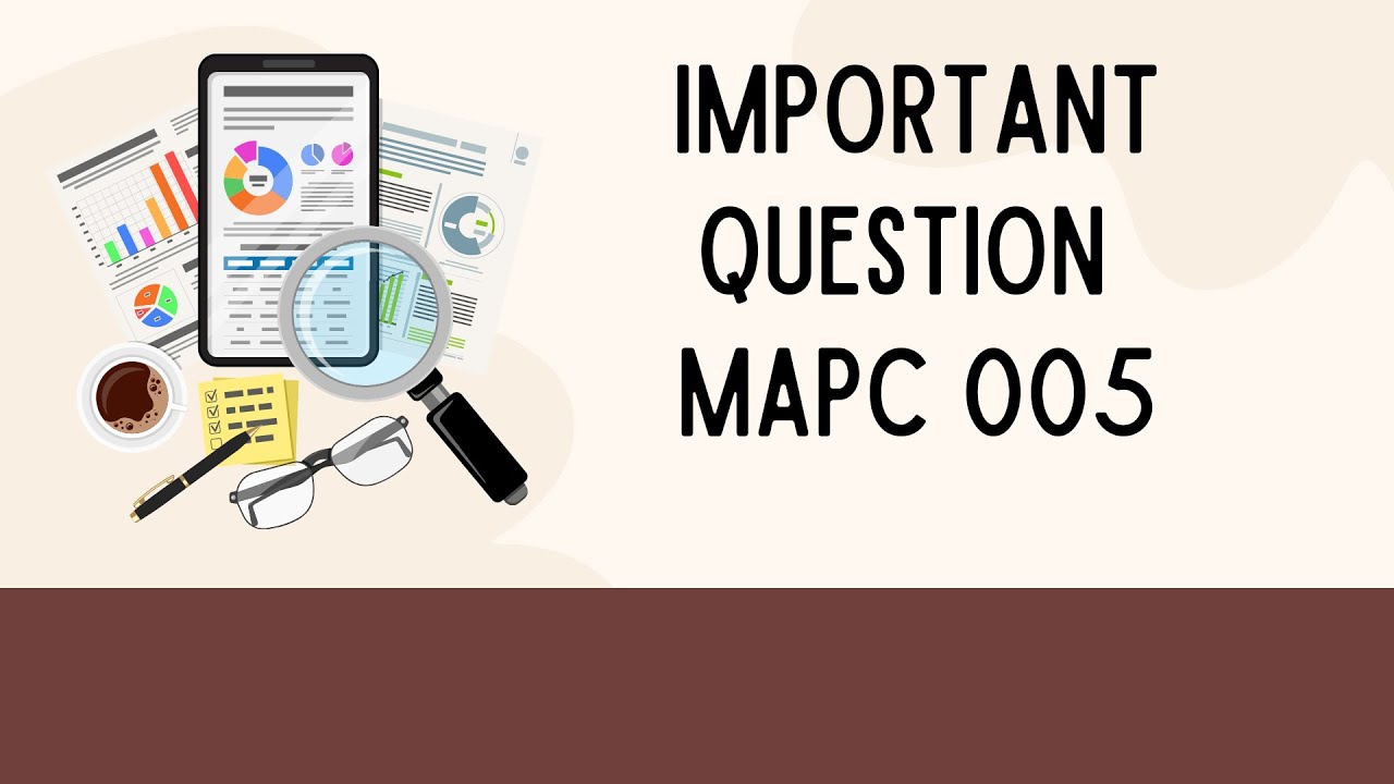 Important Questions for MAPC 005 I Research Methodology - YouTube
