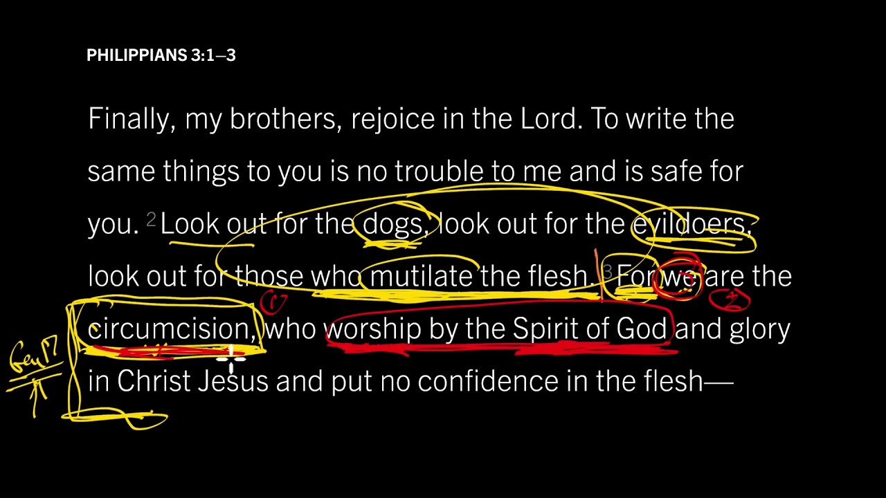 Who You Are in Christ: Philippians 3:1–3, Part 1 - YouTube