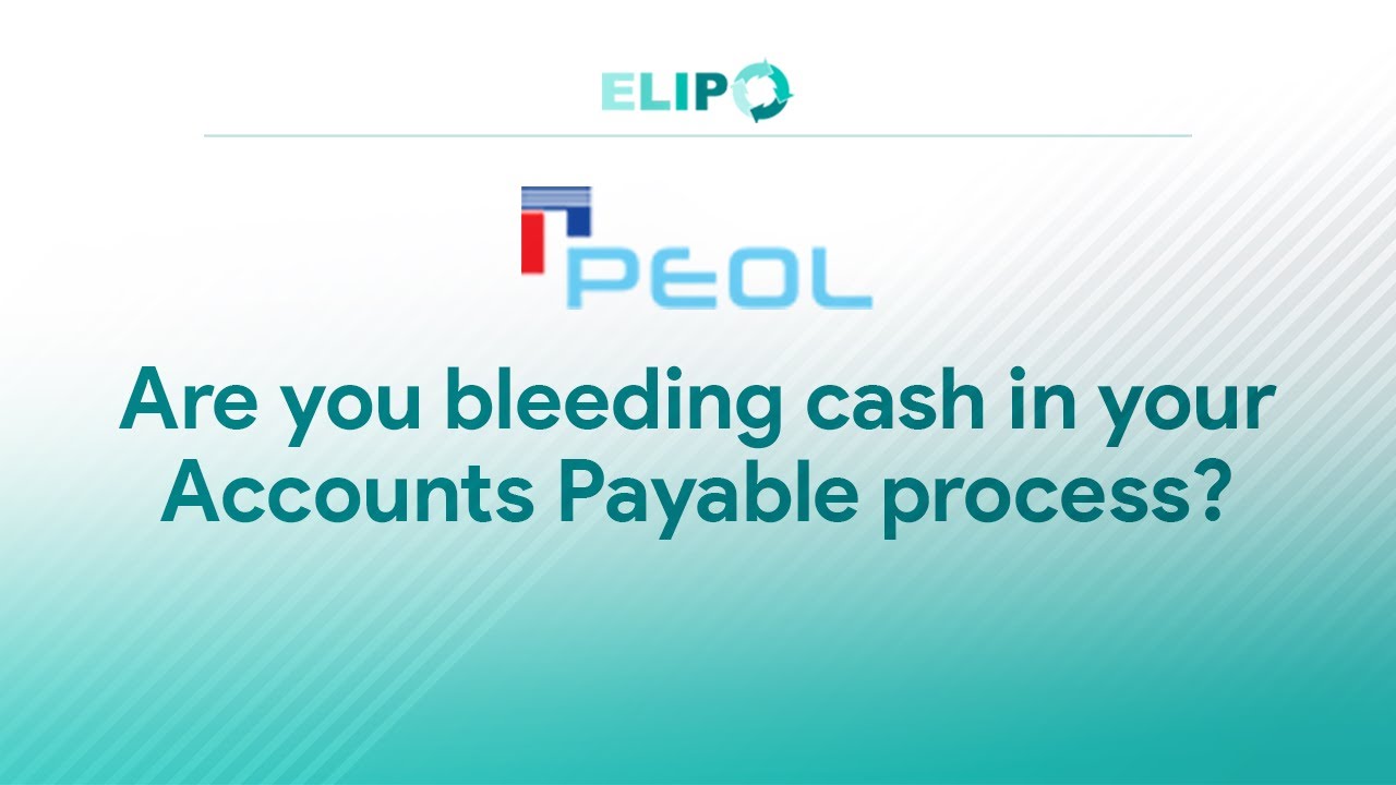 Are you bleeding cash in your accounts payable process? - YouTube
