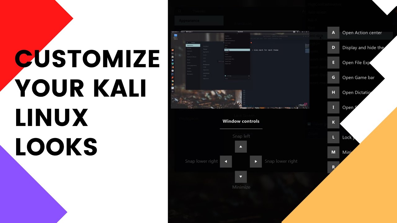 Customize your kali linux looks | R0X4R - YouTube