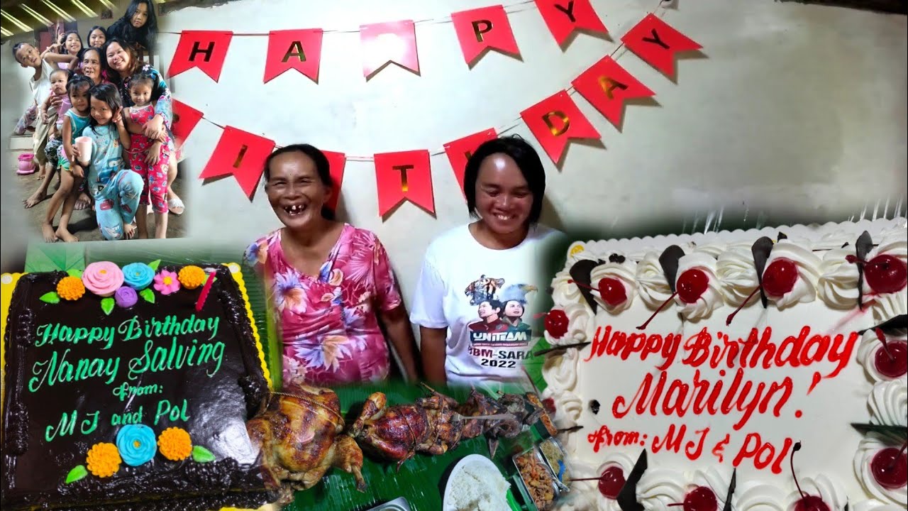 THE CELEBRATION NG BIRTHDAY NI MAMA AT INDAY MARIMAR - YouTube