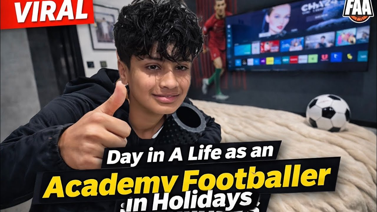 Day in the Life of an Academy Footballer (During Holidays 😳⚽) - YouTube