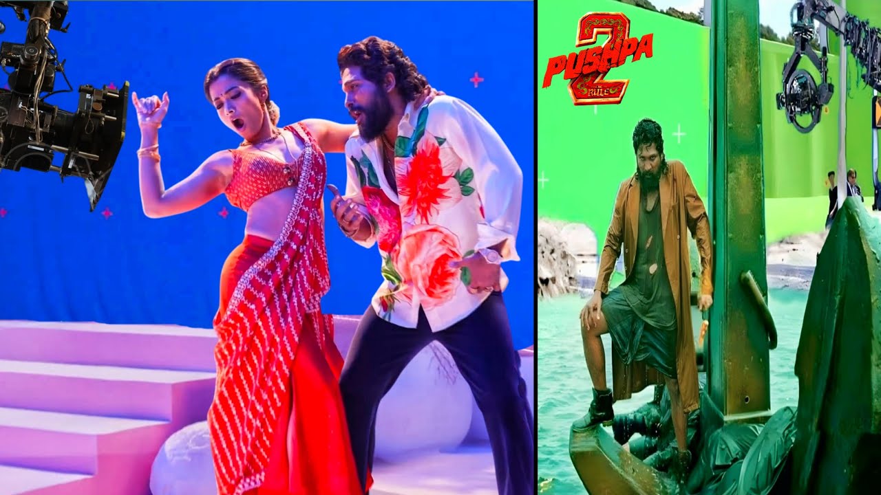 Making of Pushpa 2 | Behind the Scenes | Allu Arjun | Rashmika | Pushpa ...