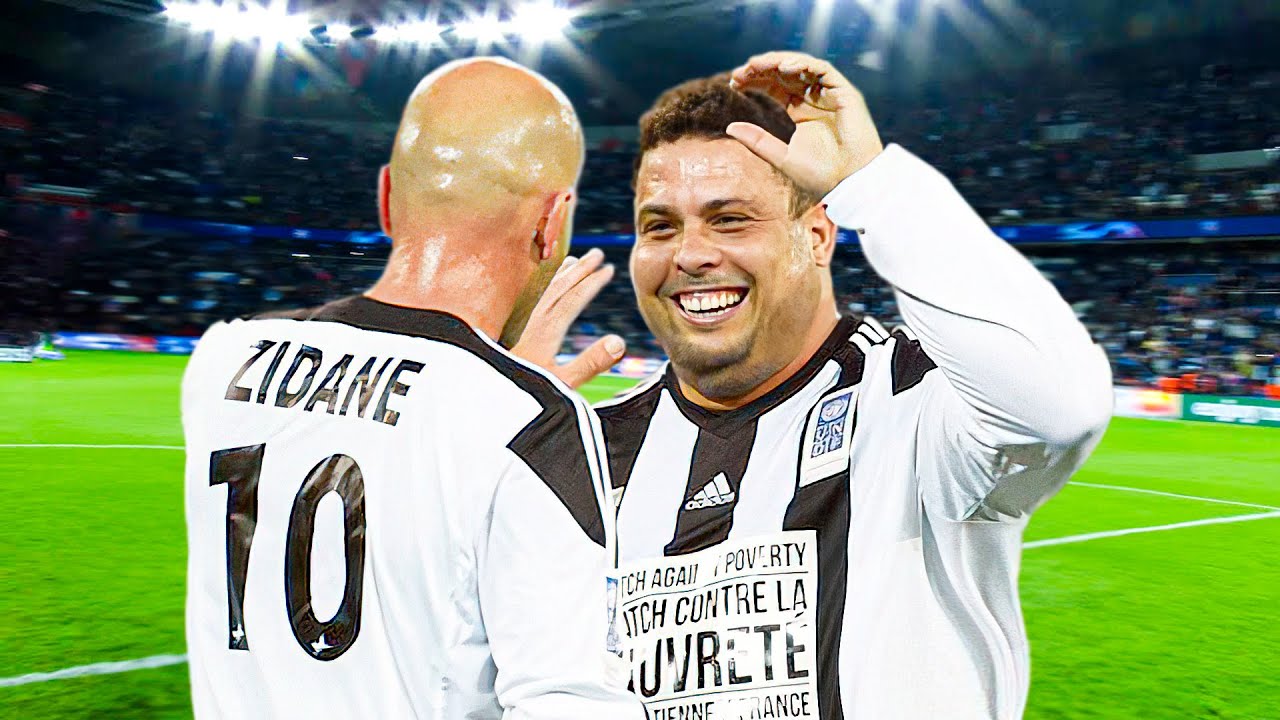 RONALDO PHENOMENON Fat and Retired Scores Hat-trick and ZIDANE ...