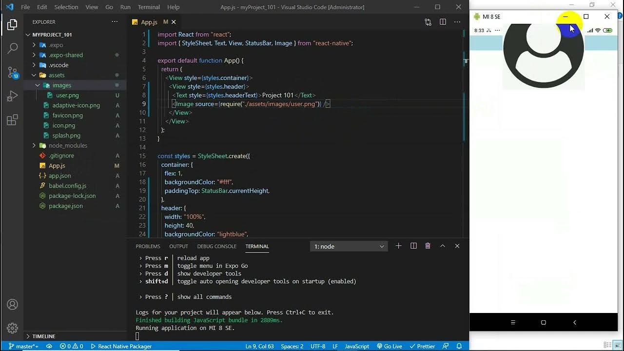 Reactnative101 Part18 101project Header Youtube