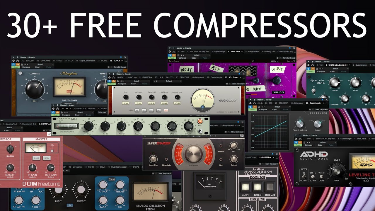 30+ Free Compressor Plugins! - YouTube
