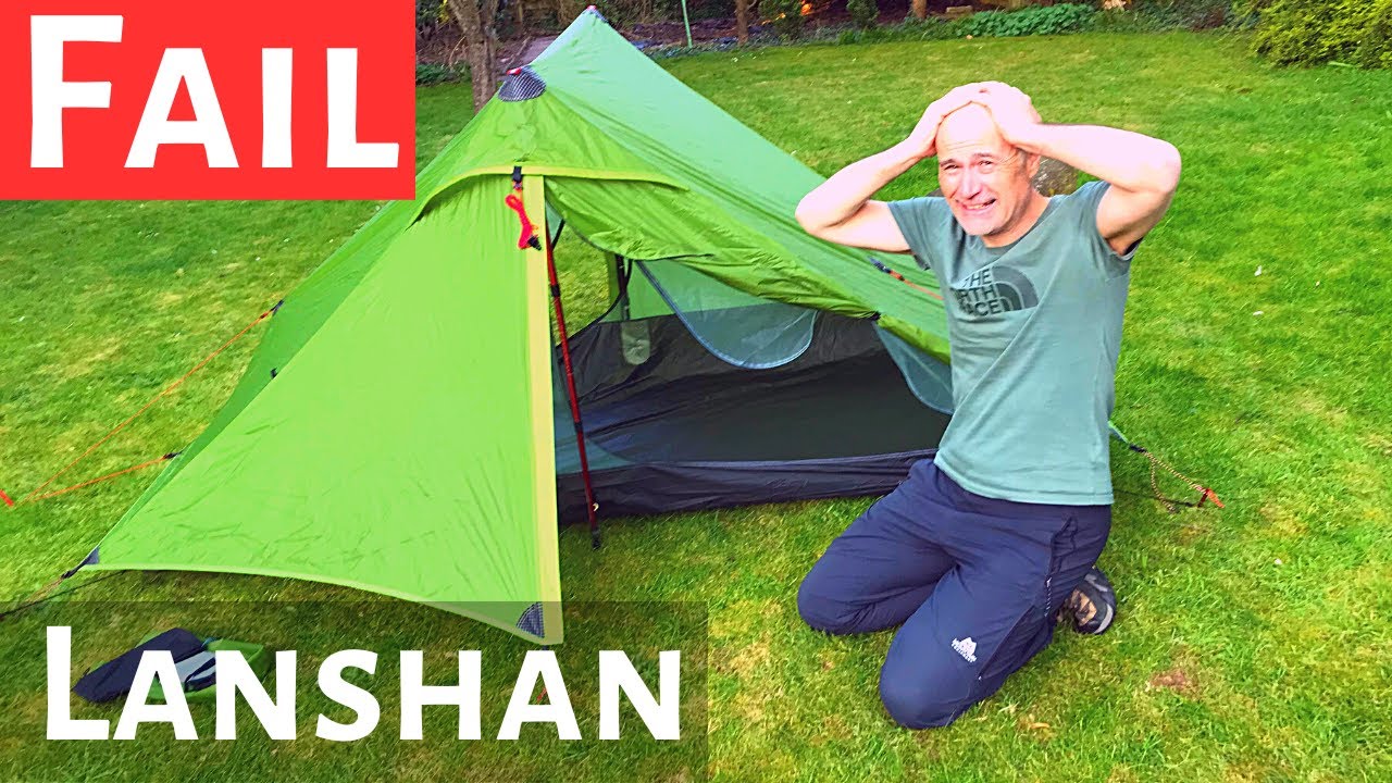 Lanshan 2 Pro Tent FAIL! - Lightweight camping - YouTube