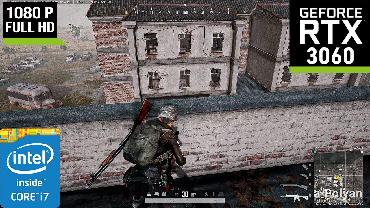 PUBG : RTX 3060 12Gb +i7 10700K ( Full HD Ultra Realistic Graphics ...