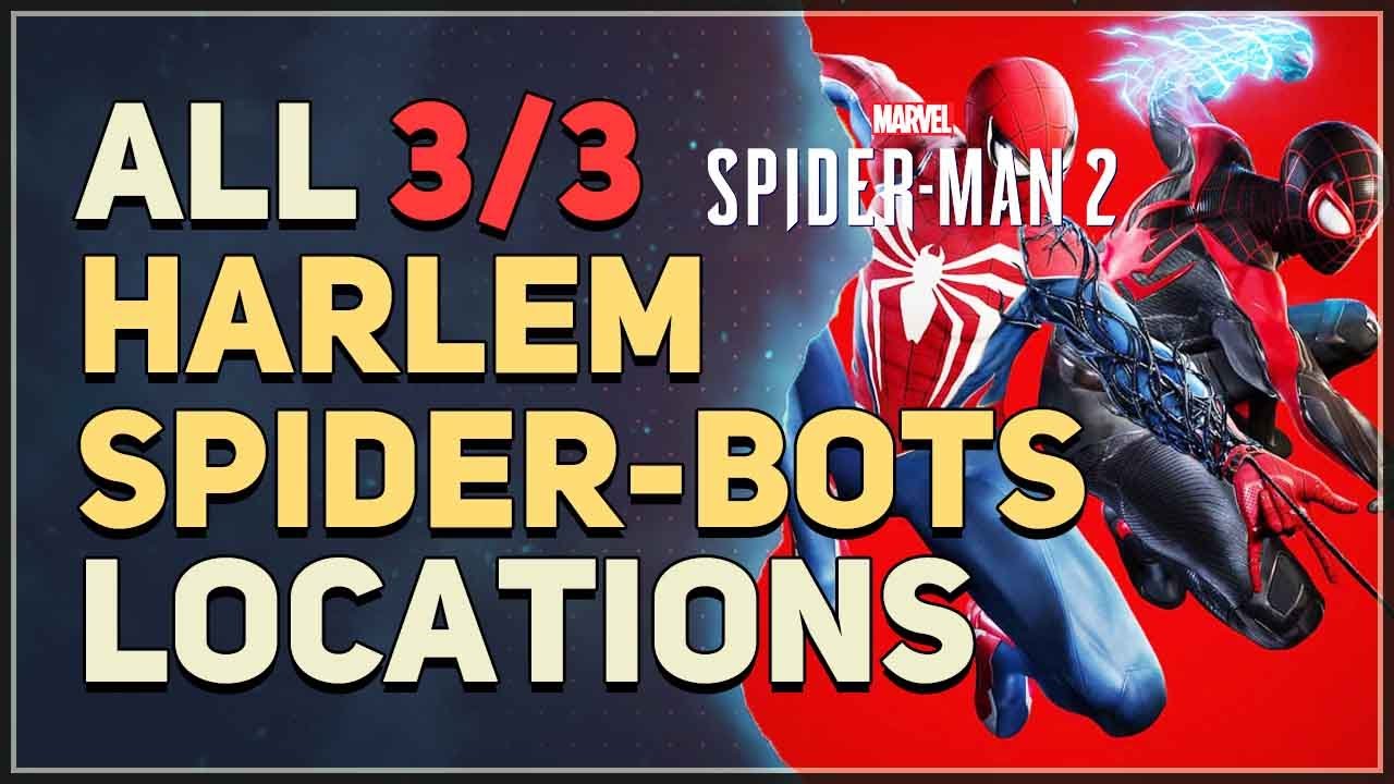 All Harlem Spider-Bots Locations Spider Man 2 - YouTube