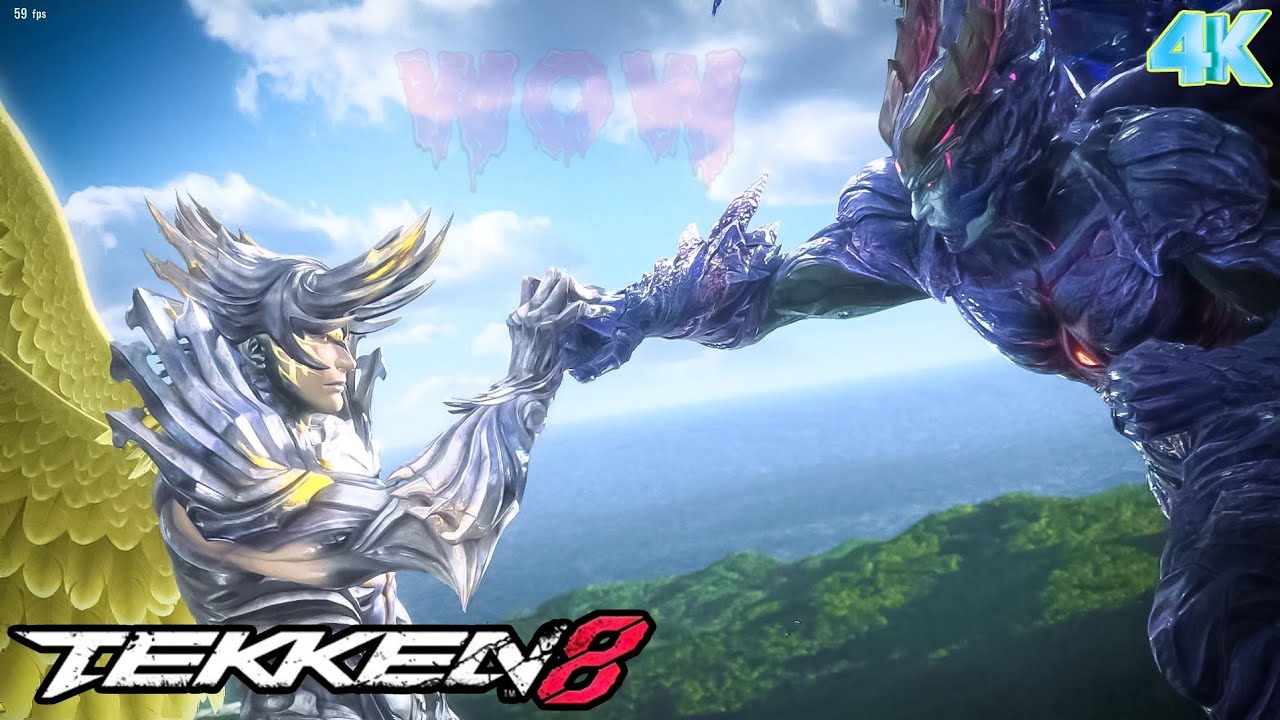 Tekken 8 - Angle Jin vs True Devil Kazuya | Clash Above the Heavens ...