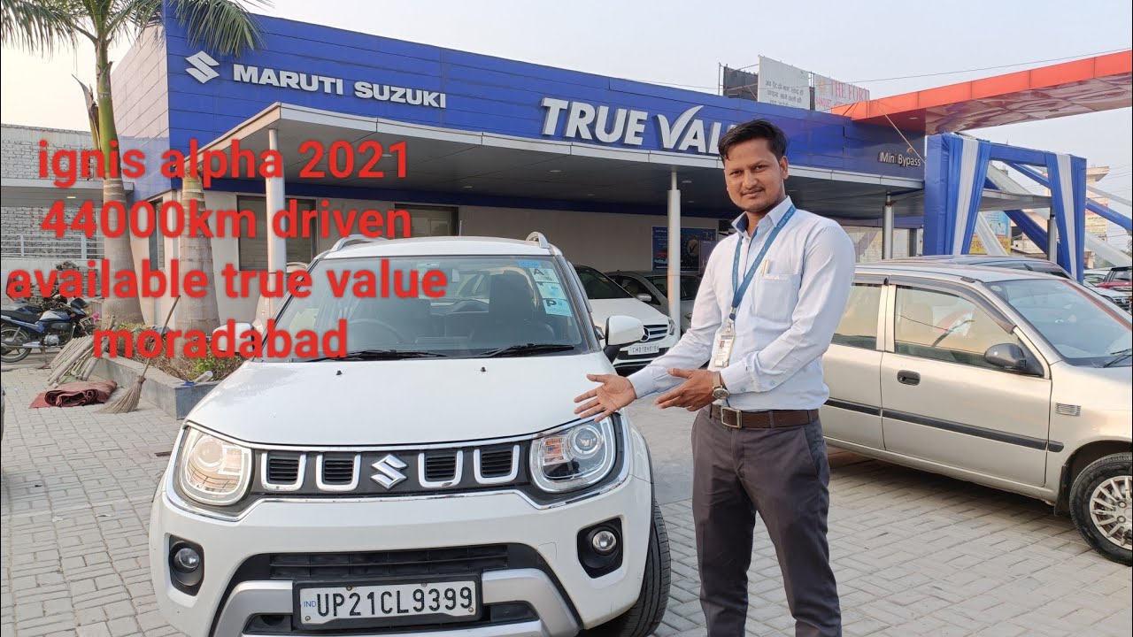 ignis alpha 2021 model petrol 44000 km driven available true value ...