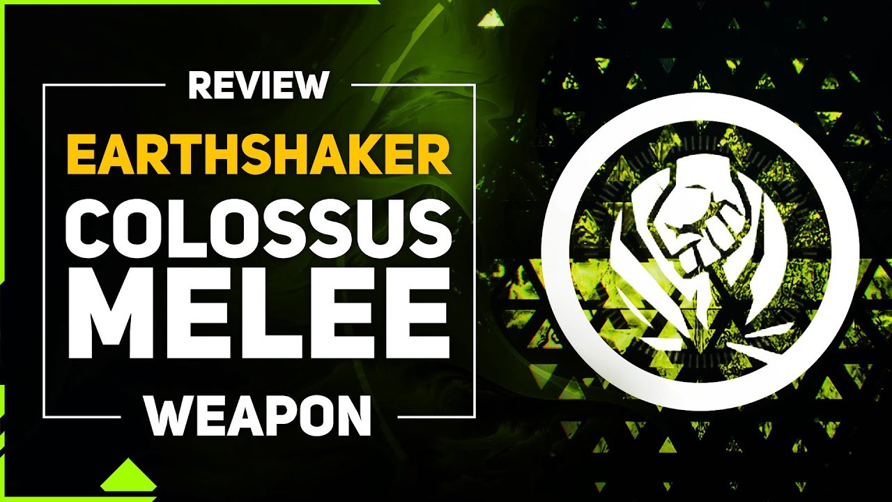 Anthem EARTHSHAKER | New Colossus Melee Weapon - What does it do? - YouTube