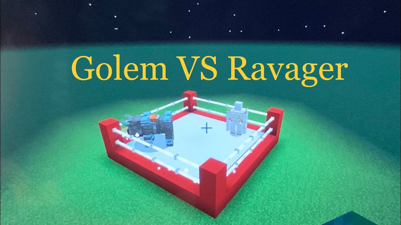 Iron Golem VS Ravager! Who Will Win? - Minecraft - YouTube