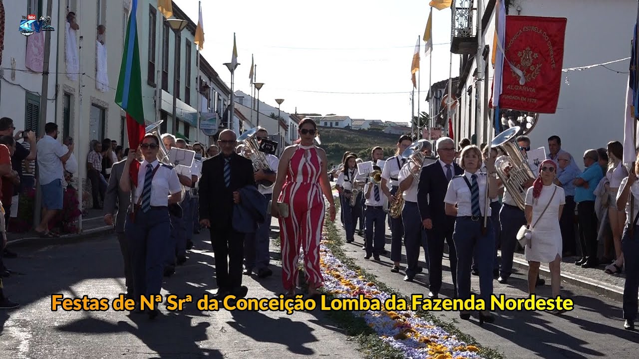 Festas de Nª Srª da Conceição Lomba da Fazenda Chegada das Bandas ...